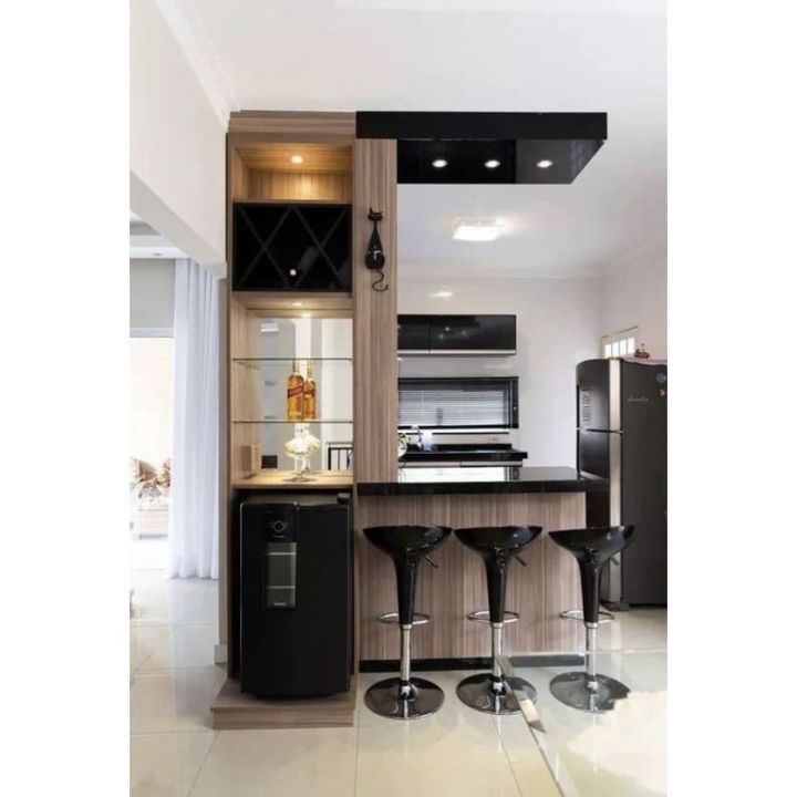 Olsen Meja Bar Mini Bar Minimalis Modern Full Set 120 Cm dan 150 Cm ...