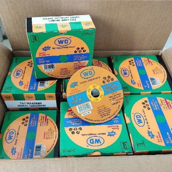 1Pak (50pcs) WD Mata Gerinda Potong Cutting Wheel Batu Potong Besi 4 x ...