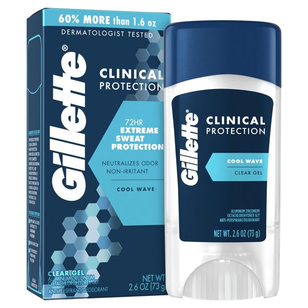 Gillette Clinical Protection 72 Hr Extreme Sweat Protection Cool Wave ...