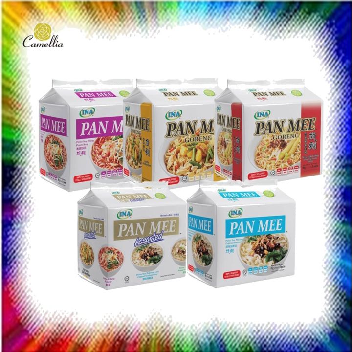 Ina Instant Pan Mee - Original Seafood / Dried Chilli Shrimp / Assorted ...