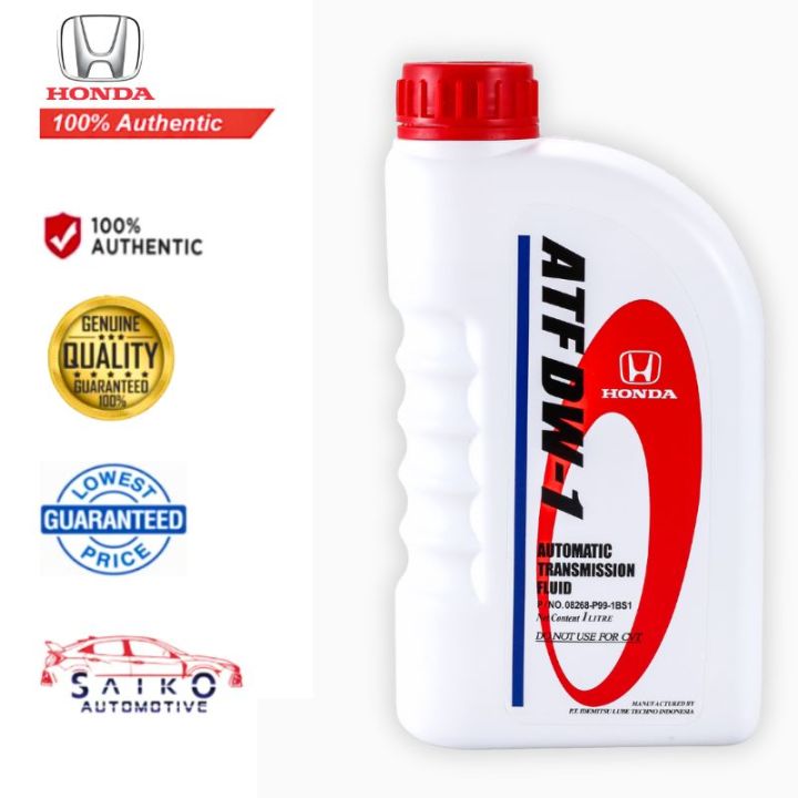 Honda Automatic Transmission Fluid (ATF DW-1) Original - 1L | Lazada PH