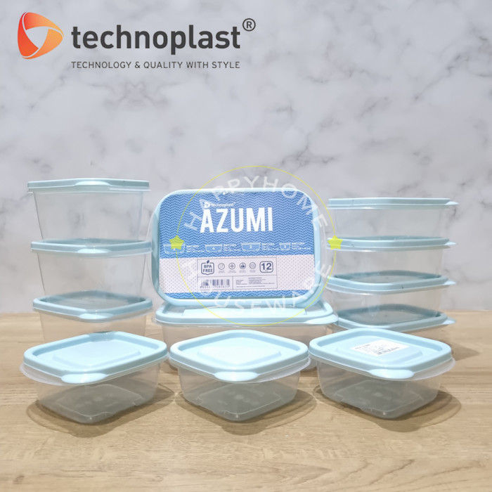 TECHNOPLAST New Azumi Grande Set Of 12pc | Sealware Penyimpanan Dapur ...