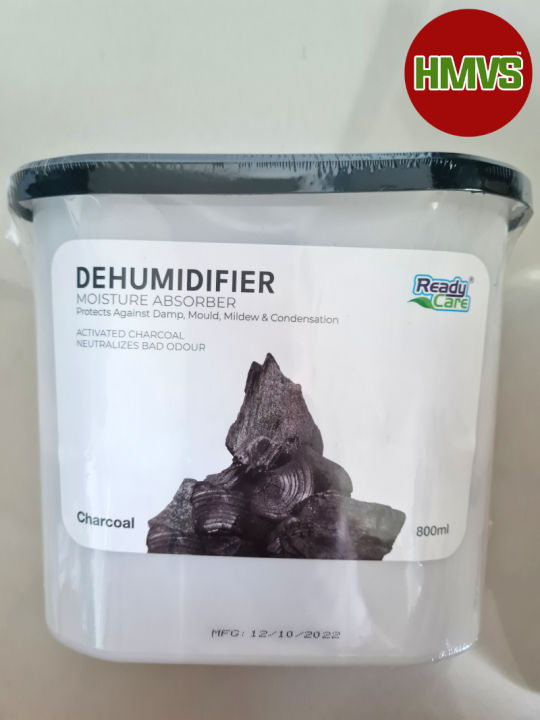 [ReadyCare] Dehumidifier - Activated Charcoal Moisture Absorber (除湿剂 - 活性炭) 800ml | Lazada