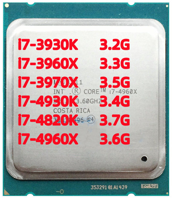 Core i7 I7-3930K 3930K 3960X 3970X 4930K 4820K 4960X 2011 x79 processor ...
