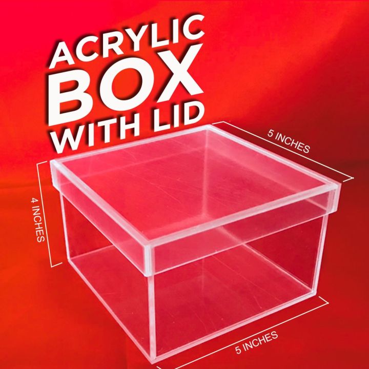 Acrylic Box with Lid + | Lazada PH