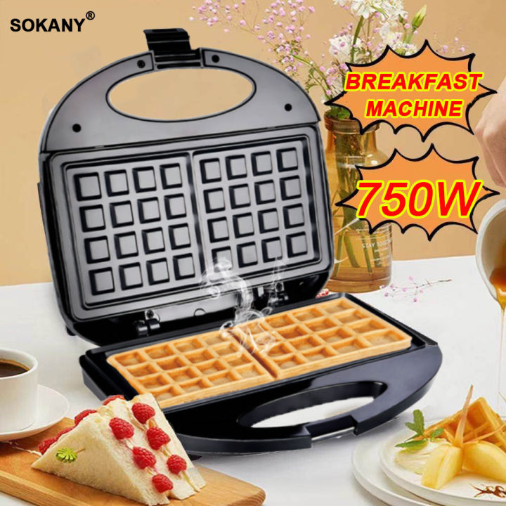 Mini Electric Waffles Maker Bubble Egg Cake Oven Breakfast Waffle ...