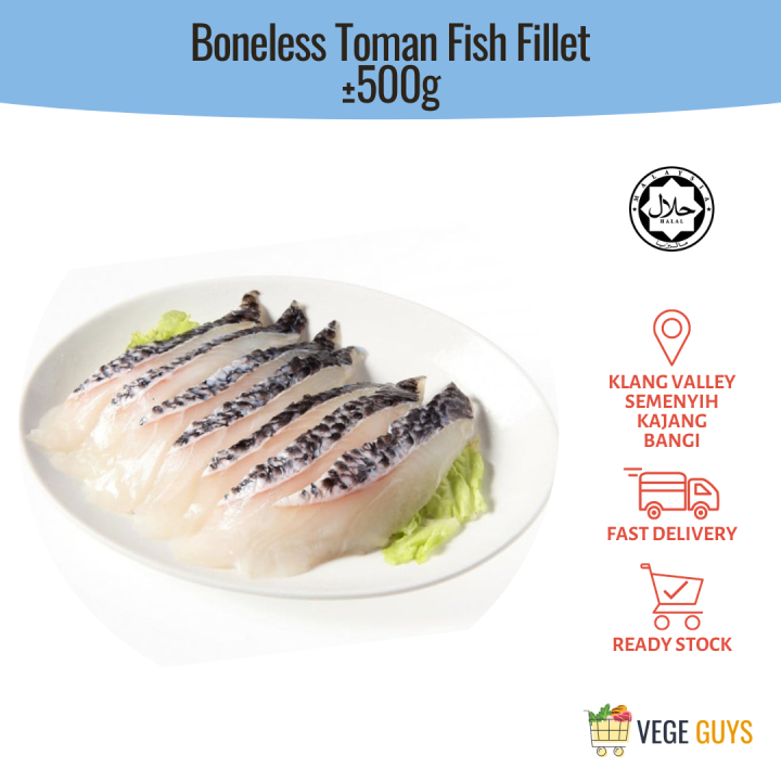 Boneless Toman Fish Fillet 无骨多曼鱼片 (+/- 500g) | Lazada