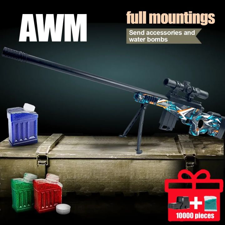 AWM Sniper gun toy for kids sale 115cm Gel blaster high end Adult and ...
