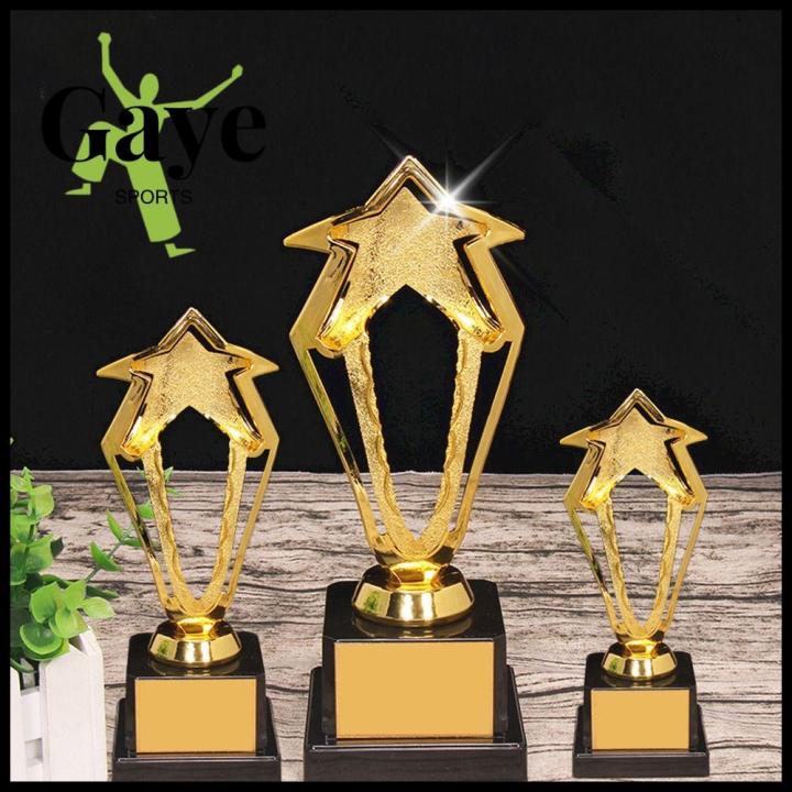 GS Plastic Award Trophy Star Golden Reward Prize Cup High Quality ...