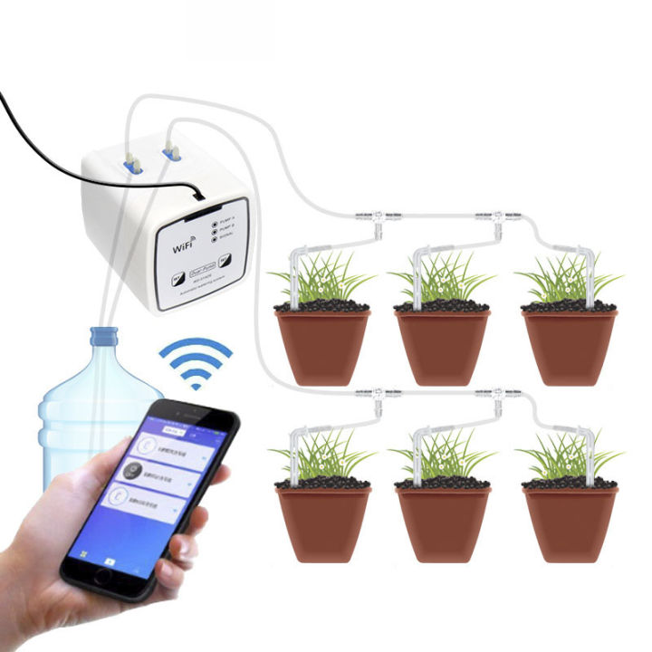 Garden Smart Automatic Watering Device Double Pump WIFI Mobile APP ...