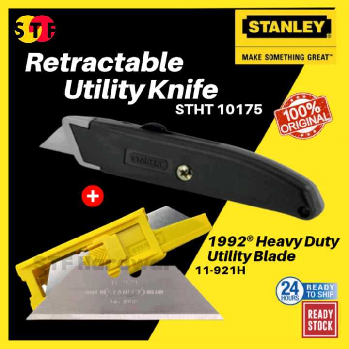 STANLEY Original 6-1/8" Retractable Utility Knife (10-175) ( STHT10175 ...