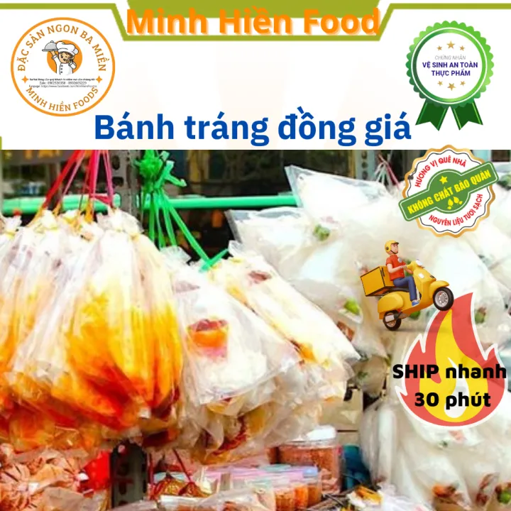 Bánh tráng đồng giá , Bánh tráng sì ke, Bánh tráng trộn, Bánh tráng ...