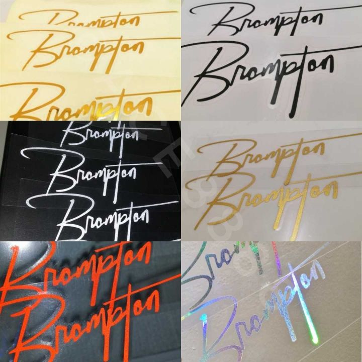 Brompton Frame Decal Custom | Lazada Singapore