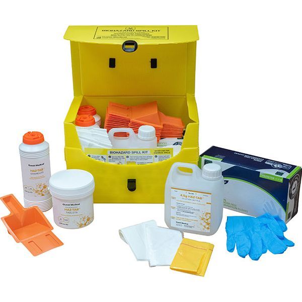 Biohazard Spill Kit - 2 sizes available - for blood and blood-stained ...
