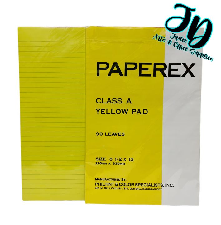 Paperex Yellow Pad [90 Leaves] | Lazada PH
