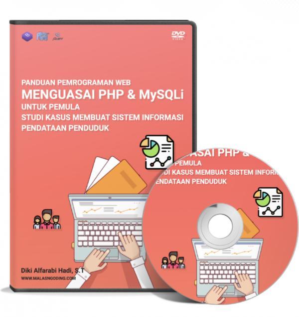 DVD Belajar PHP dan MySQL Membuat Sistem Informasi Pendataan Penduduk ...