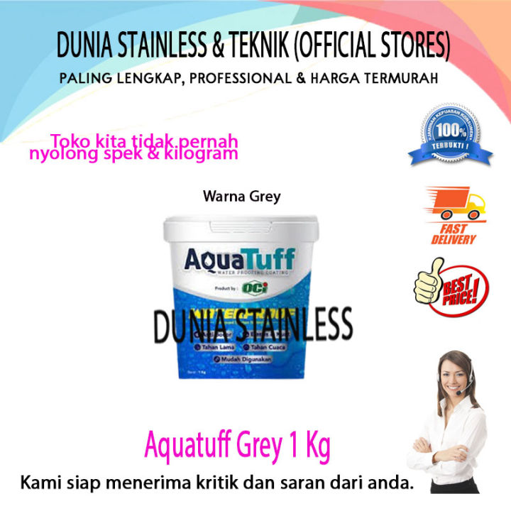 Aquatuff Waterproofing 1kg Grey | Lazada Indonesia