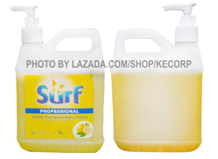 Surf Dish Washing Liquid 1L 1 Liter Lemon Scent Sample Trial Pack ...