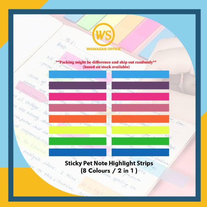 Highlight Sticky Note / Memo Sticky Note / Stick Note / Memo Pad ...