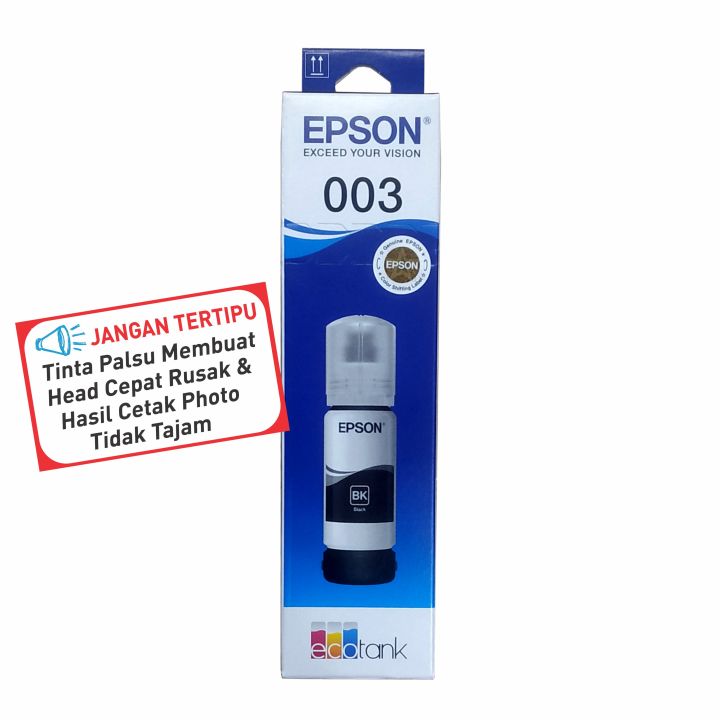 Tinta Botol Epson 003 T003 T-003 L1110 L1210 L1250 L3110 L3210 L3150 ...