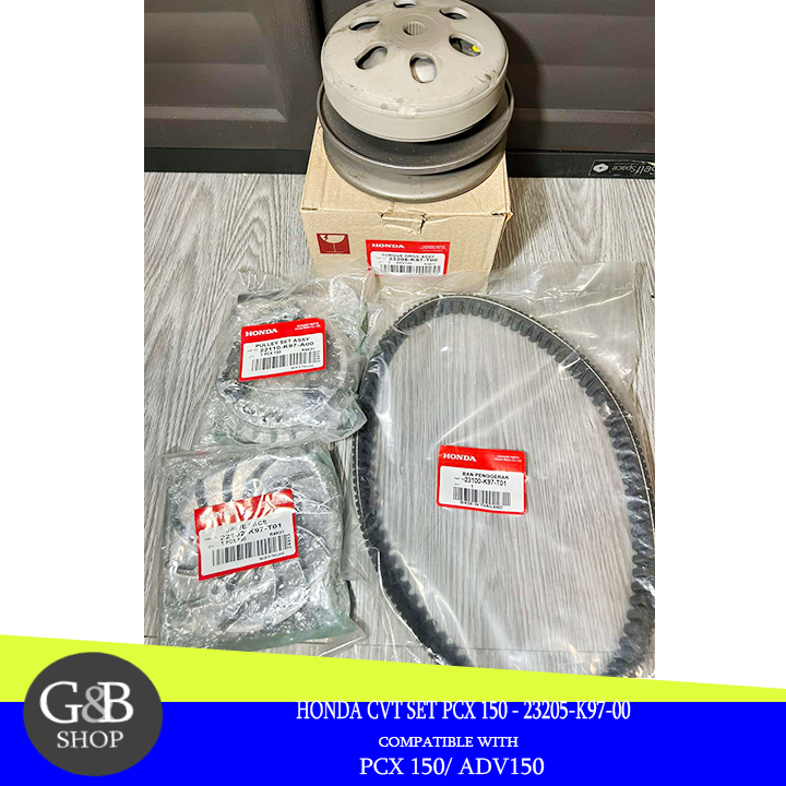 HONDA CVT SET PULLEY TORQUE DRIVE BELT DRIVEFACE FOR PCX 150/ADV150 ...