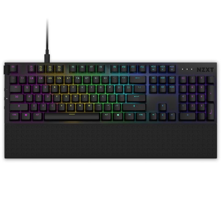 KEYBOARD NZXT FUNCTION US QWERTY/ANSI (BLACK) : KB-1FSUS-BR | Lazada.co.th