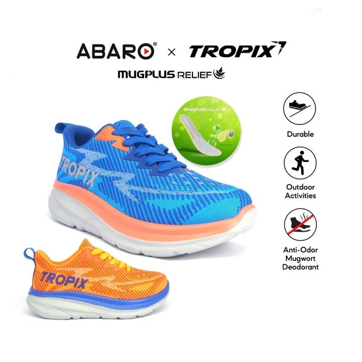 ABARO SPA784AA1 TROPIX Men Sneakers with Mugwort Insole/ Super Light Running Shoes/Kasut Sukan ...