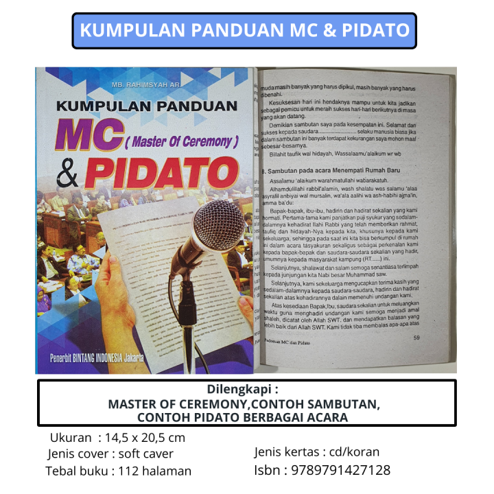 KUMPULAN PANDUAN MC dan PIDATO | Lazada Indonesia KUMPULAN PANDUAN MC dan PIDATO | Lazada Indonesia