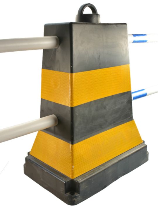 PVC isolation pier flexible road guardrail fence water horse anti ...