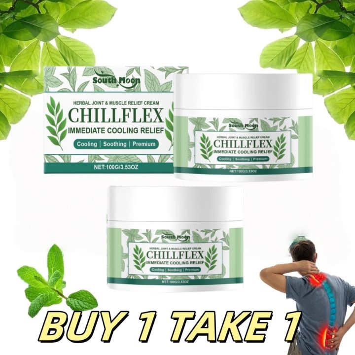 CHILLFLEX Instant Cooling Comfort Cream, 100g - Menthol-Soothing Balm ...