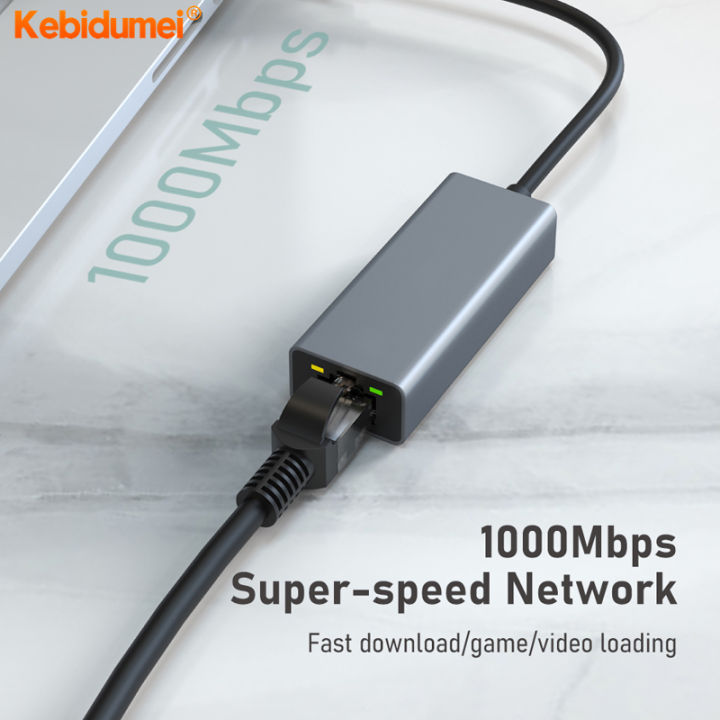 Kebidumei Bộ Chuyển Đổi Ethernet USB 1000 Tốc Độ 3.0 Mbps Card Mạng LAN ...