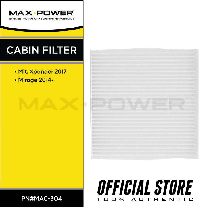 MAX Power Cabin Air Filter For Mitsubishi Mirage, Xpander, Toyota Vios ...
