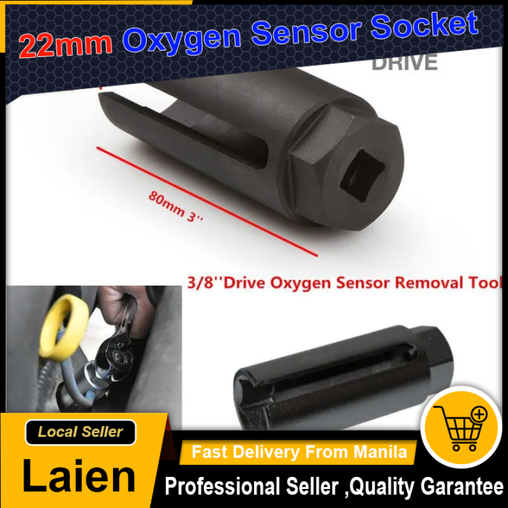 Universal Car O2 Oxygen Sensor Removal Socket 7/8" 22mm 1/2" Drive Tool ...
