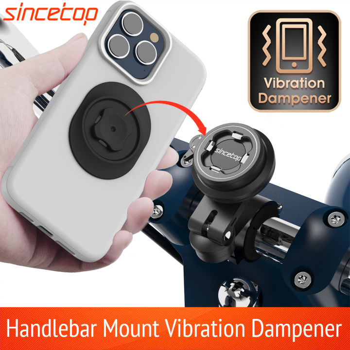 sincetop Motorcycle Handlebar Phone Mount,Bike Cellphone Holder with ...