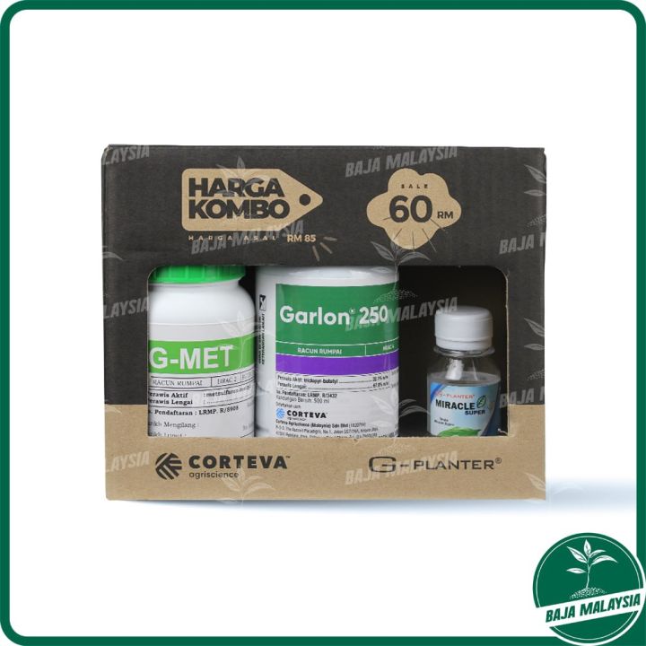 VALUE COMBO Garlon 250 500ml + G-Met 250g + Miracle Super 50ml ...