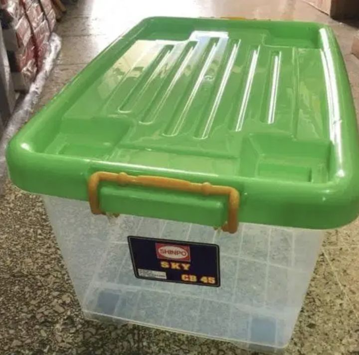 Shinpo SKY CB 45 Liter Container Box BENING BPA Free Aman Untuk Makanan ...