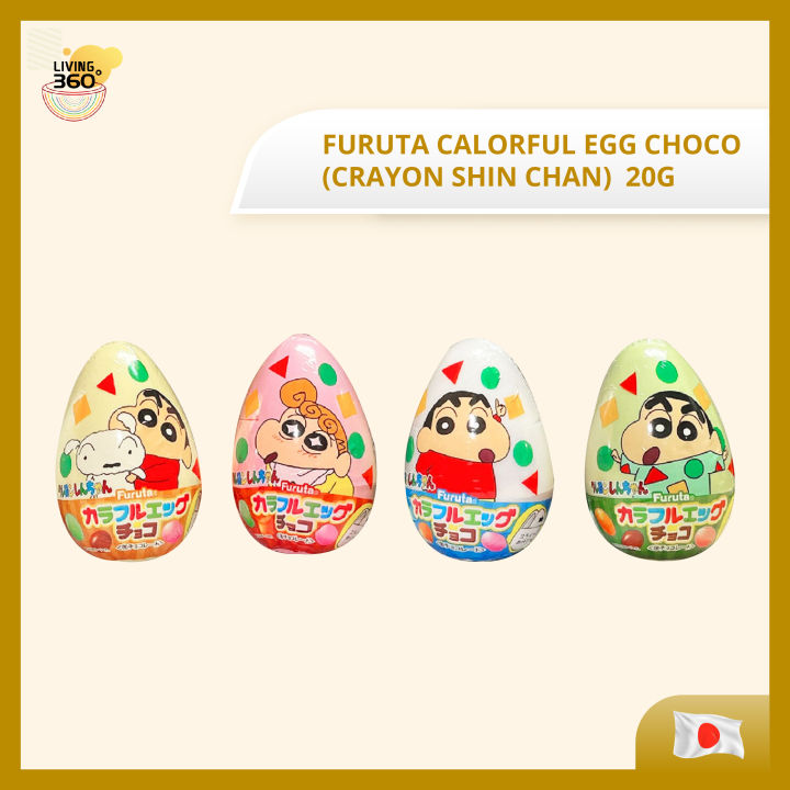 [ JAPAN 日本 ] Furuta Calorful Crayon Shin Chan Choco Egg 富如塔色彩蜡笔小新巧克力蛋 ...