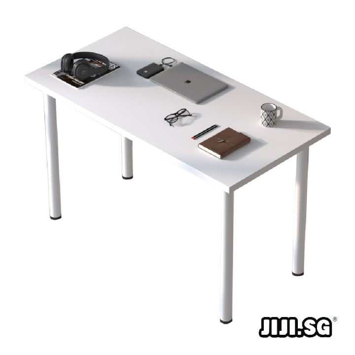 (JIJI.SG) Lindsey Table in White / Minimalist / Home Furniture / Study ...