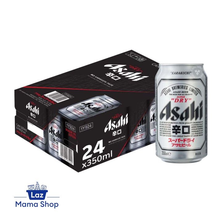 Asahi Super Dry Beer 350ml 24s Can (Laz Mama Shop) | Lazada Singapore
