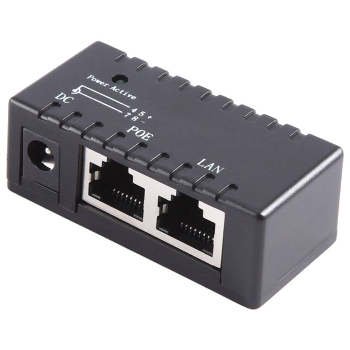 Poe Splitter Poe Injector Rj45 Dc 5.5Mm x 2.1Mm Input Passive Poe ...