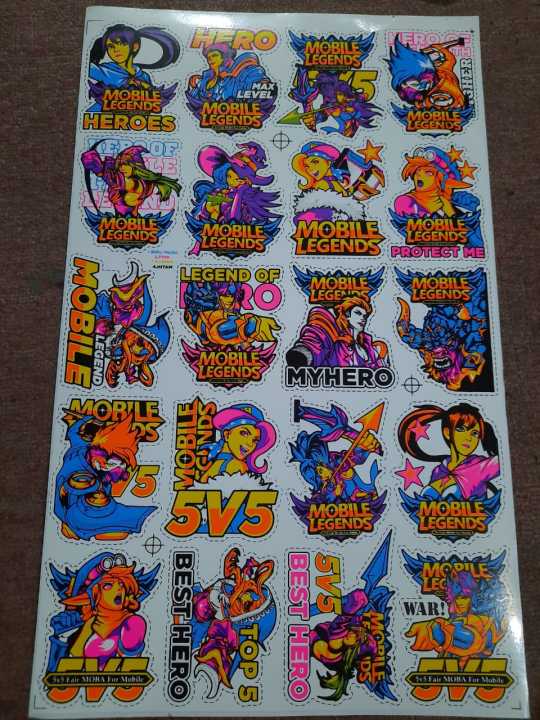 STIKER Mobile Legends (ML) Bandar Stiker | Lazada Indonesia
