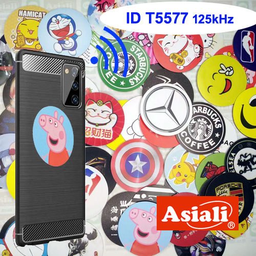 3 ชิ้น ID T5577 Low Frequency Access Card Ultra Thin Rewritable Sticker ...