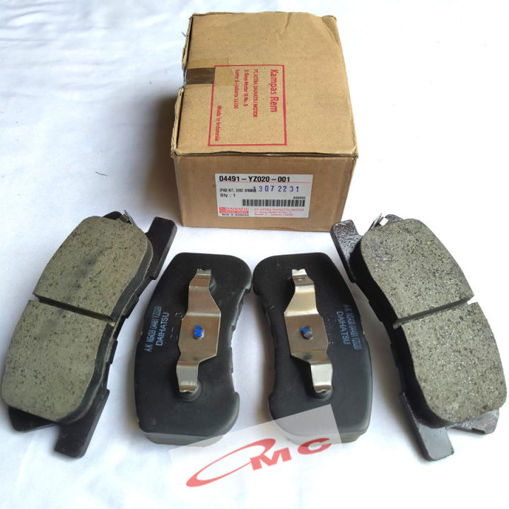 Brake Pad Kampas Rem Depan Agya Ayla Matic 04491-YZ020-001 | Lazada ...