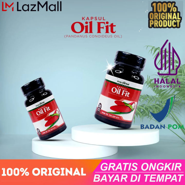 Oil Fit Obat Pencegah HIV AIDS Dari Ekstrak Buah Merah Papua Isi 50 ...