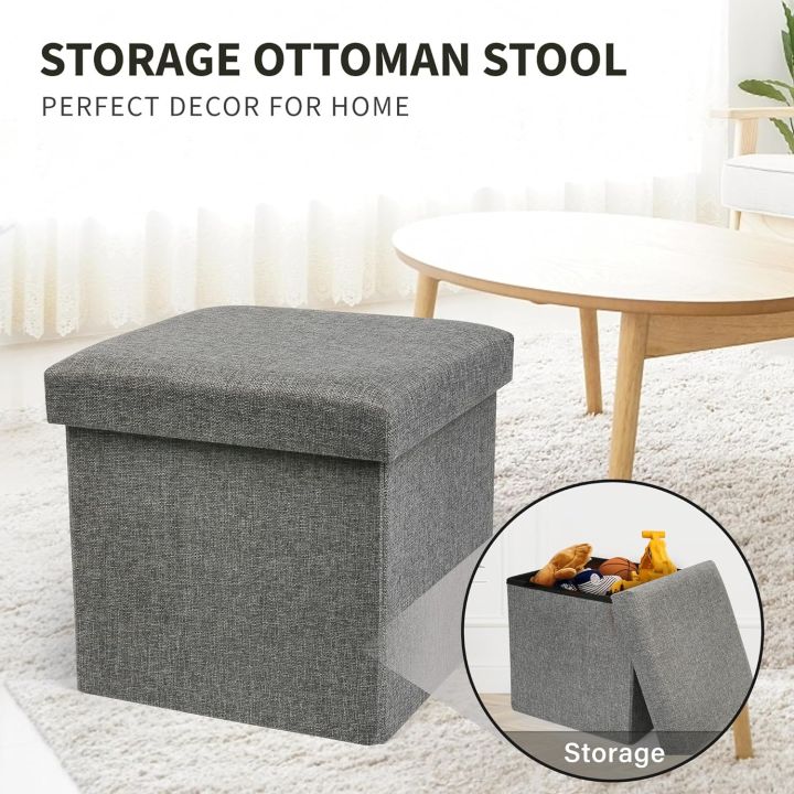 Storage Stool Multi-functional Foldable Large Capacity Waterproof ...