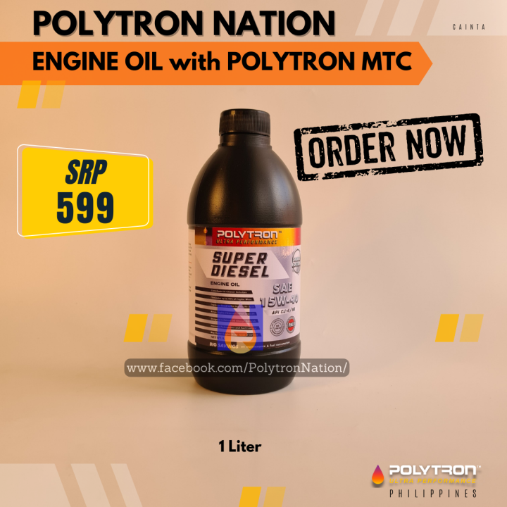 Polytron Super Diesel Engine Oil 1L | Lazada PH