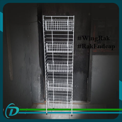 Wing Rack Gondola - Rak Endcap - Rak Samping Gondola | Lazada Indonesia