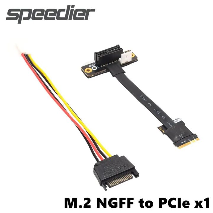 New M.2 Wifi A.e Key Ngff To Gen3 Pcie X1 X16 Mini Pcie Slot Extension ...