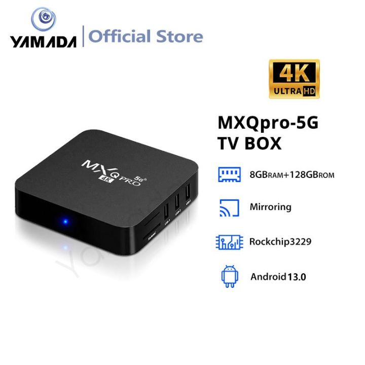 Android tv box MXQ pro Android 13.0os RAM 8GB ROM 128GB STB 4K Smart Tv ...