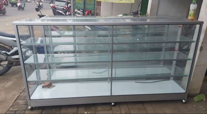 Etalase untuk toko, warung, sembako, ukuran 2 meter. (khusus BANTEN ...